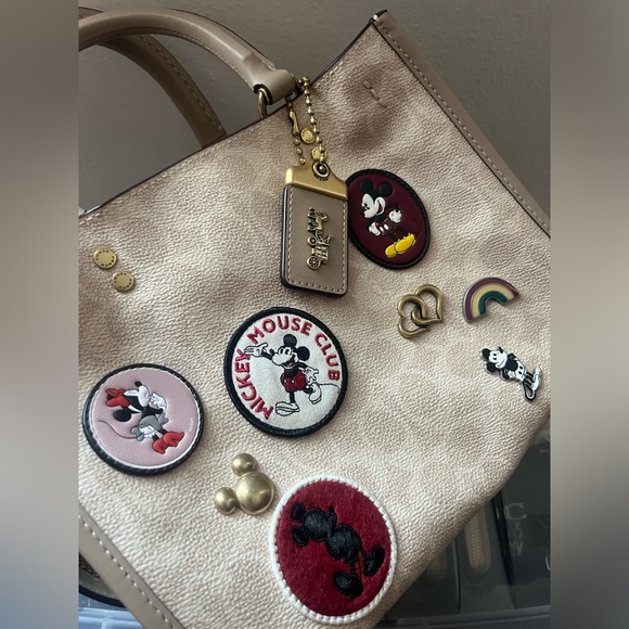 Coach | Bags | New Coach Disney X Coach Rogue 25 In Signature Canvas ...